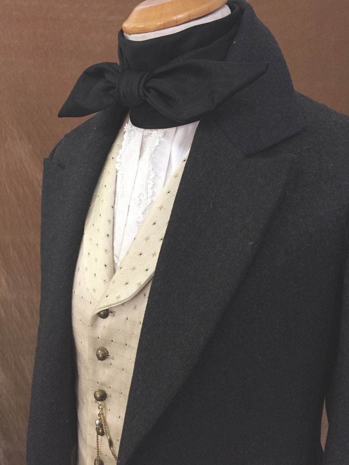 1850s Mens Redingote Costume for Men | Etsy