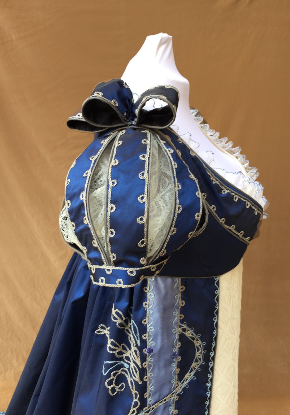 1800's regency court dress | Etsy