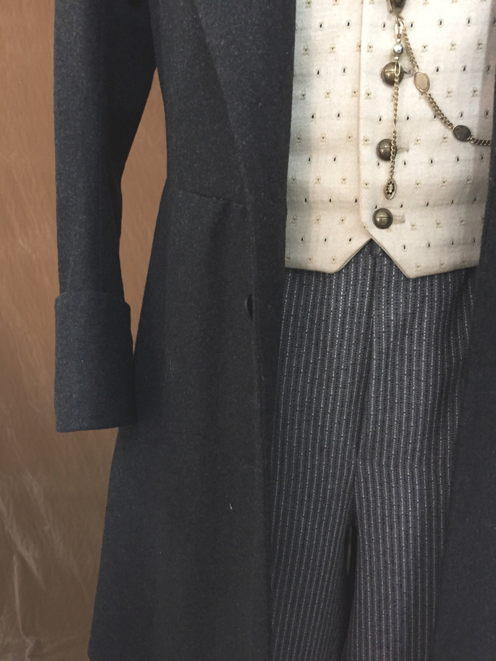 1850s Mens Redingote Costume for Men | Etsy