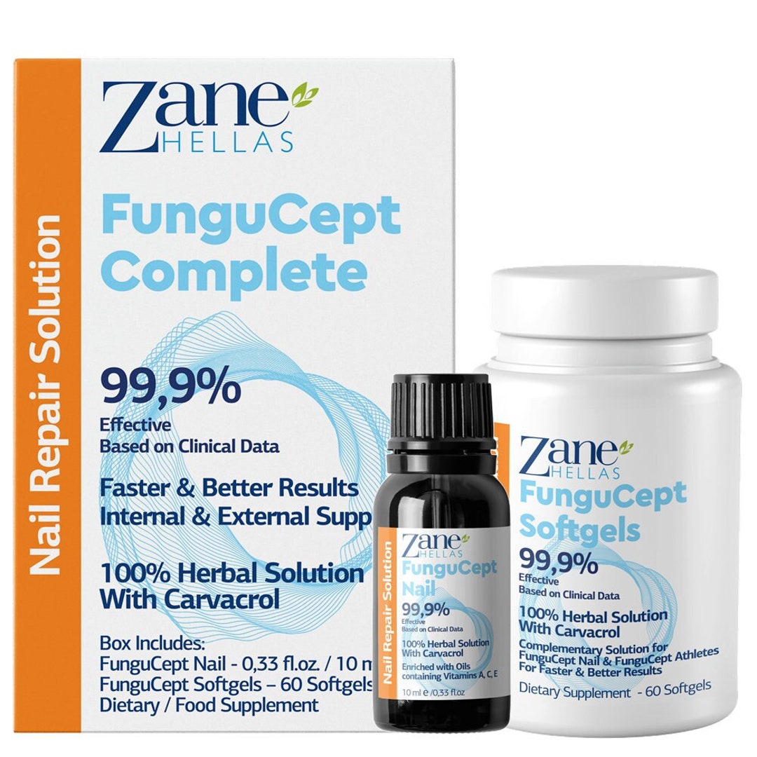 Zane Hellas Fungucept Complete.fungal Nail Solution for Discolored, Thickened, Crumbled and ...