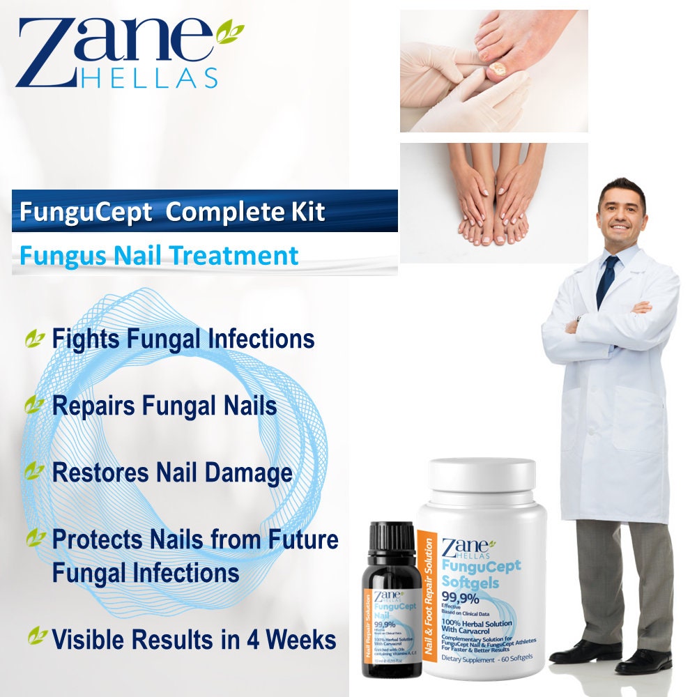 Zane Hellas Fungucept Complete.fungal Nail Solution for Discolored ...