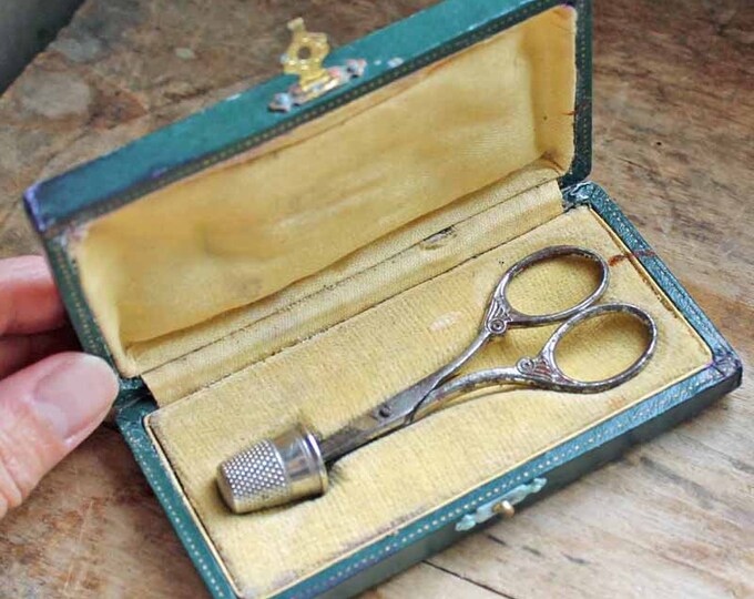 Antique Vintage French Cased Sewing Tools / Beginning of 20th Century ...