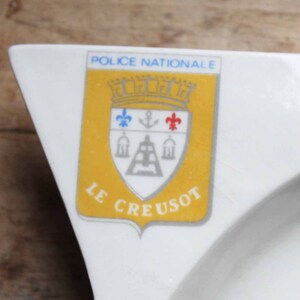 Very Rare Vintage Plate for French Police 'police Nationale Le Creusot ...