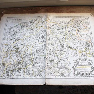 1667 Map of Luxembourg / Antique Map / Authentic Antique Map - Etsy
