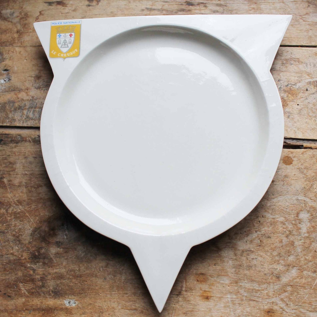 Very Rare Vintage Plate for French Police 'police Nationale Le Creusot ...