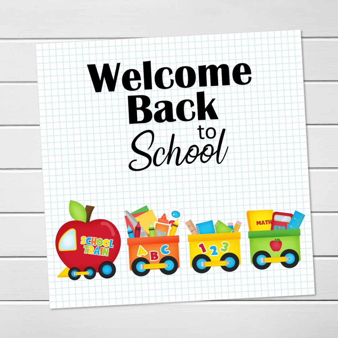 Printable Back to School Tags, Welcome Back to School Tags, First Day ...