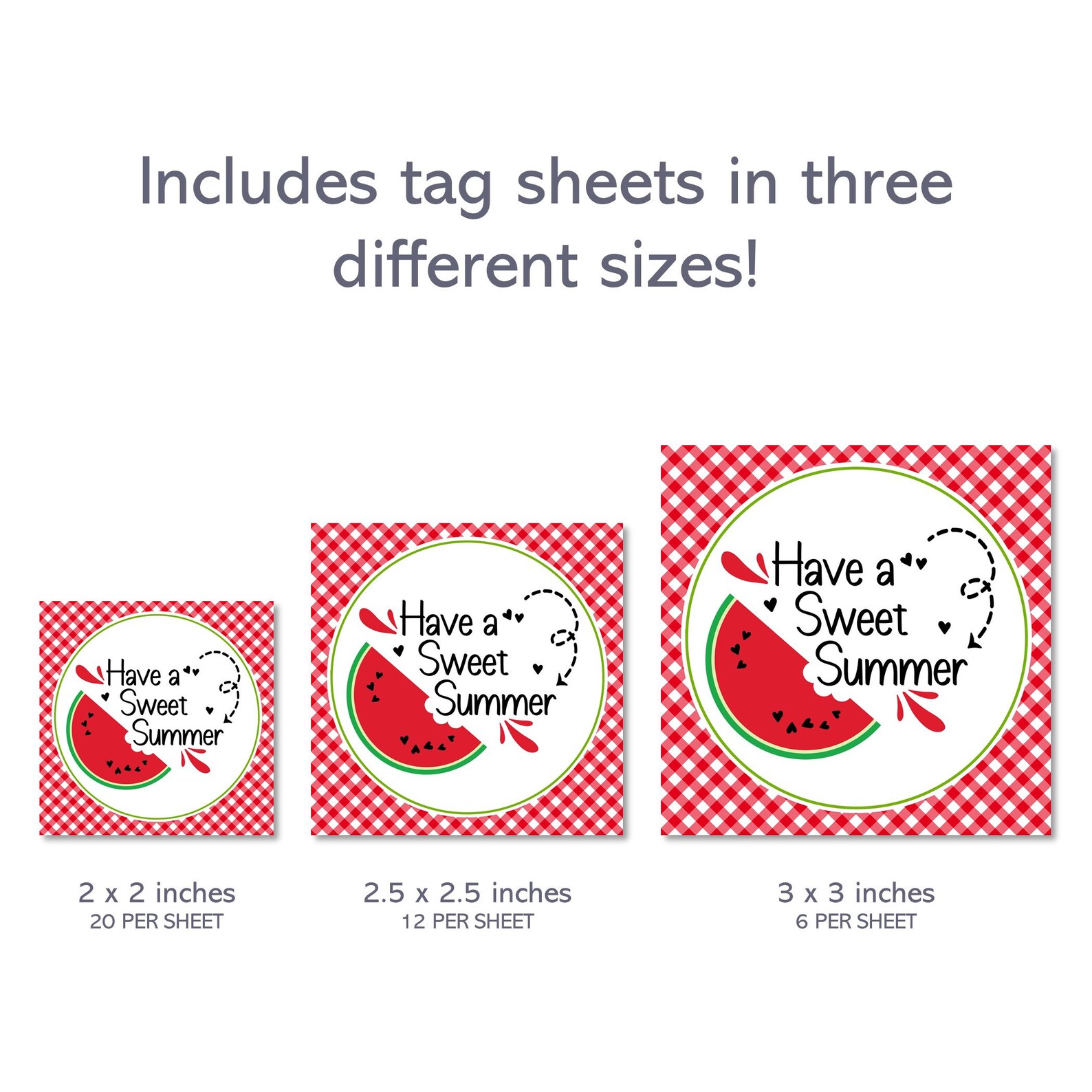 Printable Have a Sweet Summer Tag Have a Sweet Summer Cookie - Etsy