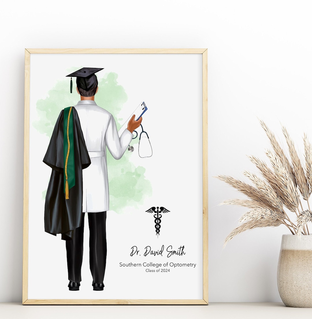 Personalized Doctor Graduation Print, Graduation Gift, Doctor ...