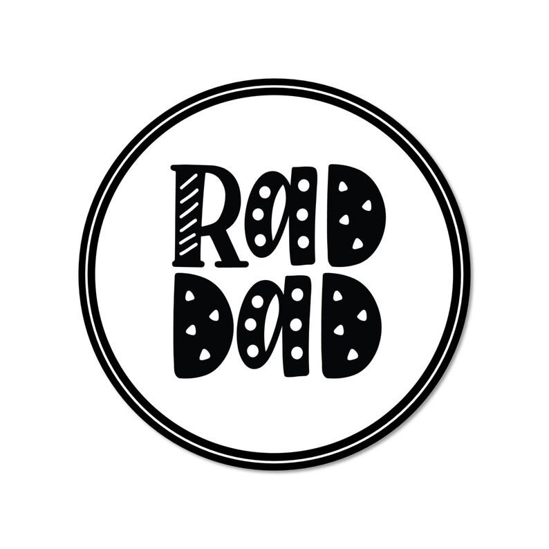 Printable Rad Dad Tags Rad Dad Cookie Tags Father's Day - Etsy