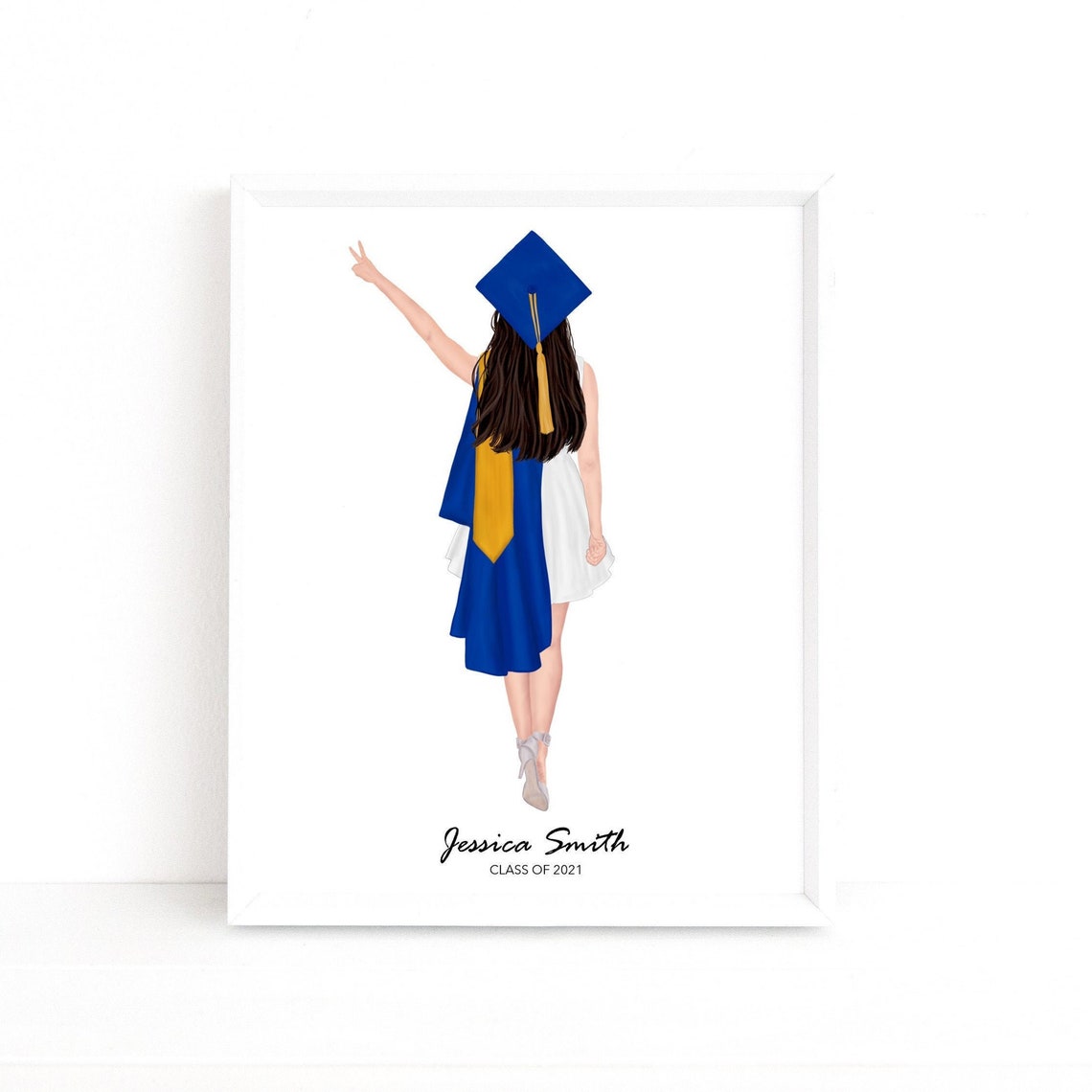 Personalized Graduation Print Graduation Gift for Her Custom | Etsy