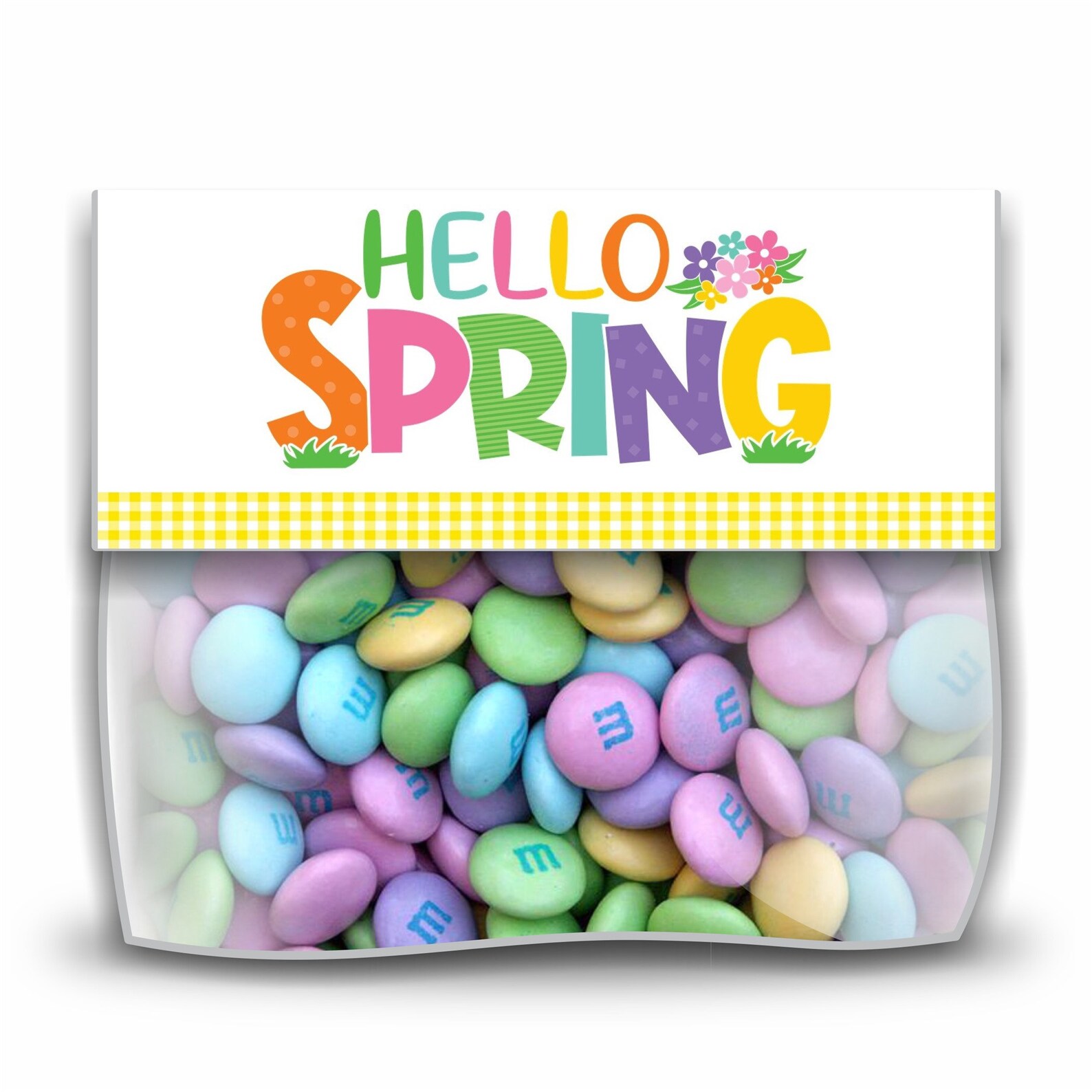 Printable Hello Spring Treat Bag Toppers Hello Spring Bag | Etsy