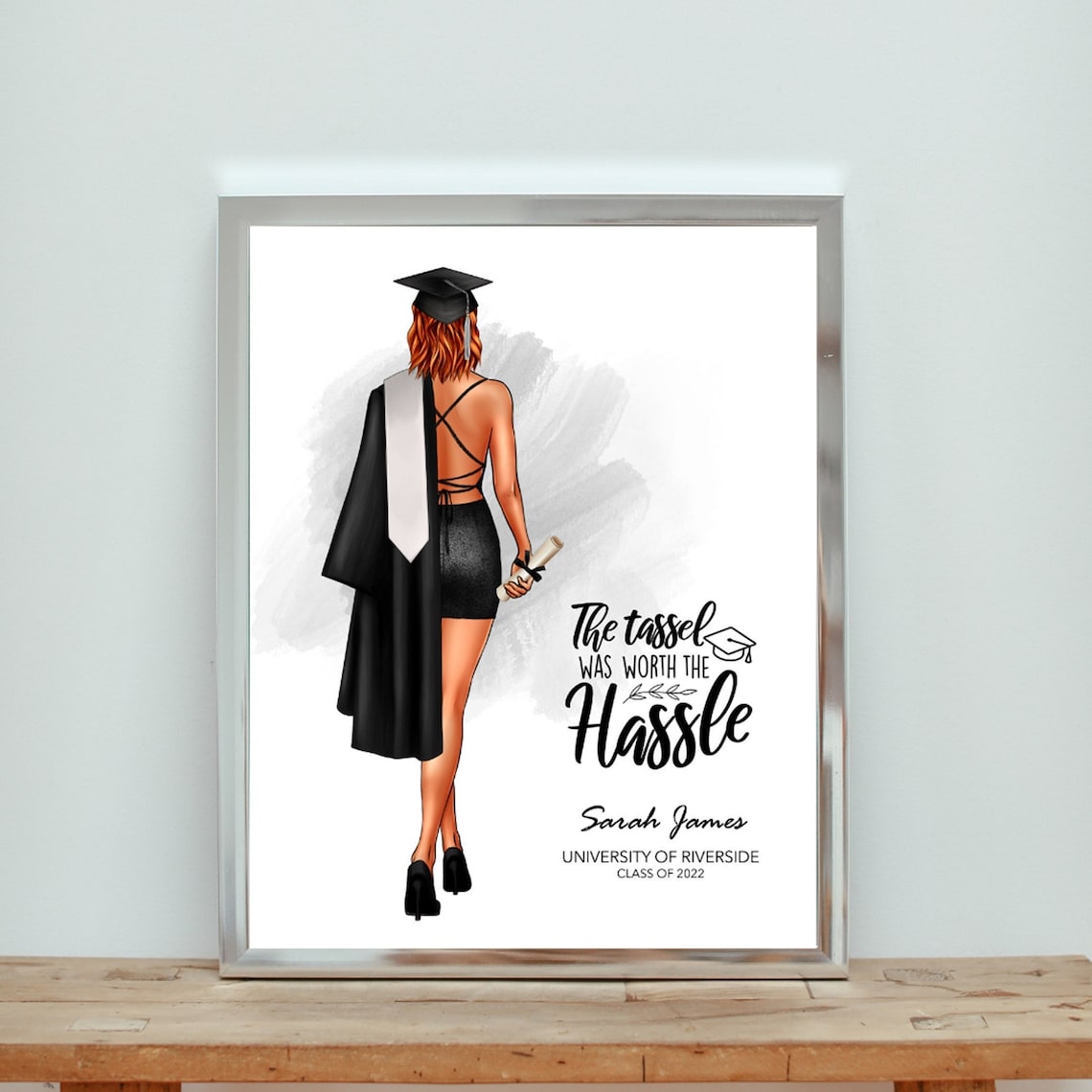 Personalized Graduation Print Graduation Gift for Her Custom | Etsy