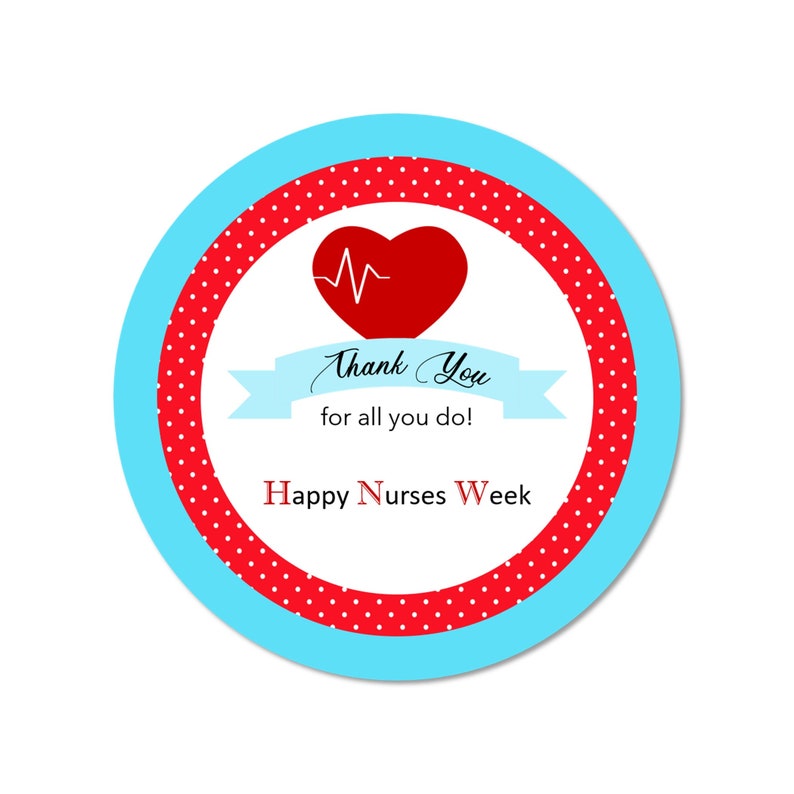 Printable Happy Nurses Week Tags Nurse Appreciation Tags - Etsy
