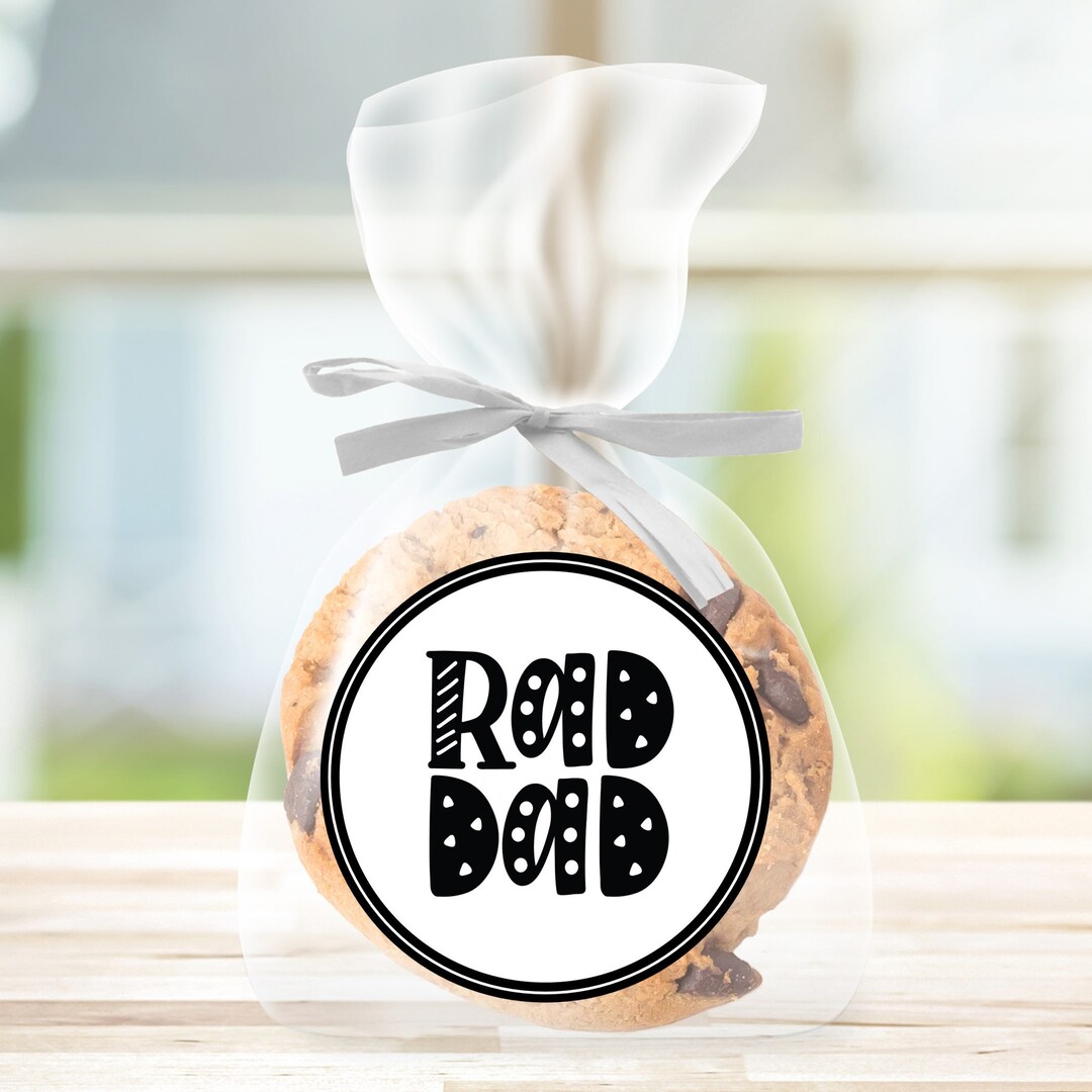 Printable Rad Dad Tags, Rad Dad Cookie Tags, Father's Day Cookie Tags ...