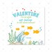 Printable Valentine I'm so Glad We Swim in the Same School Tag, Fish ...