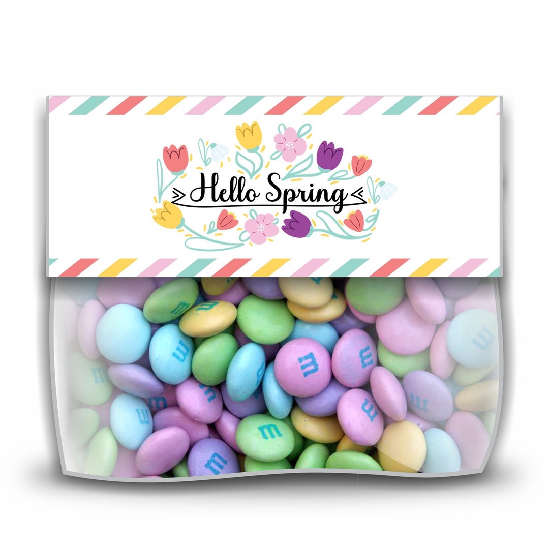 Printable Hello Spring Treat Bag Toppers, Hello Spring Bag Toppers ...