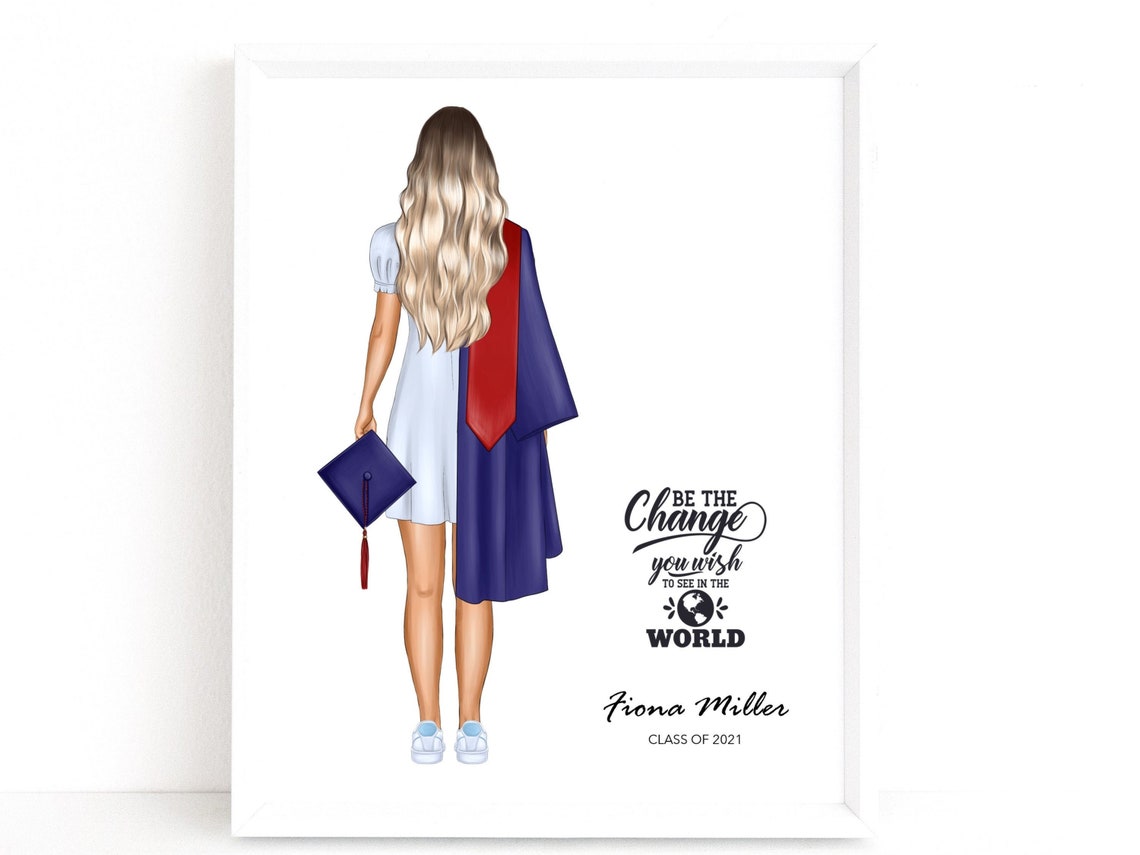Personalized Graduation Print Graduation Gift for Her - Etsy