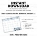Printable/fillable January Calendar 2024, Winter January Calendar 2024 ...