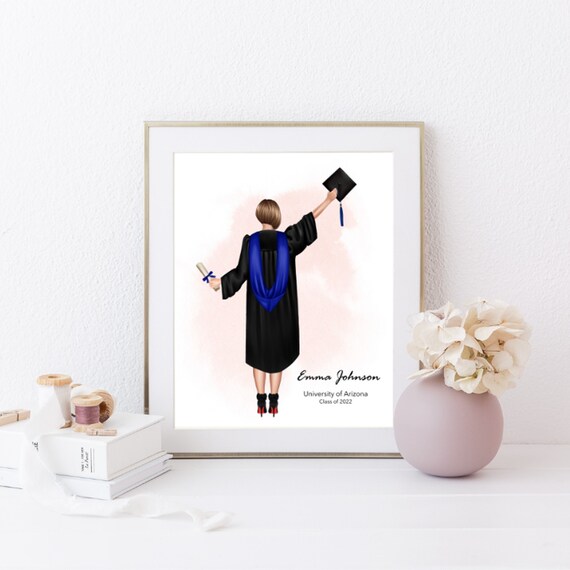 Personalized Graduation Print Graduation Gift for Her Custom - Etsy