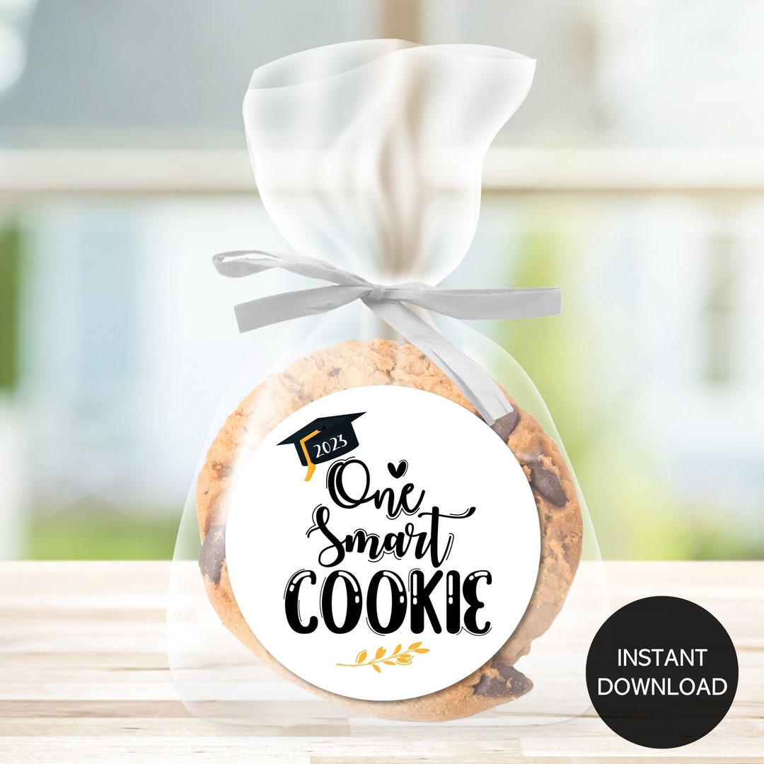 Printable You Are One Smart Cookie Graduation Tags Graduation - Etsy