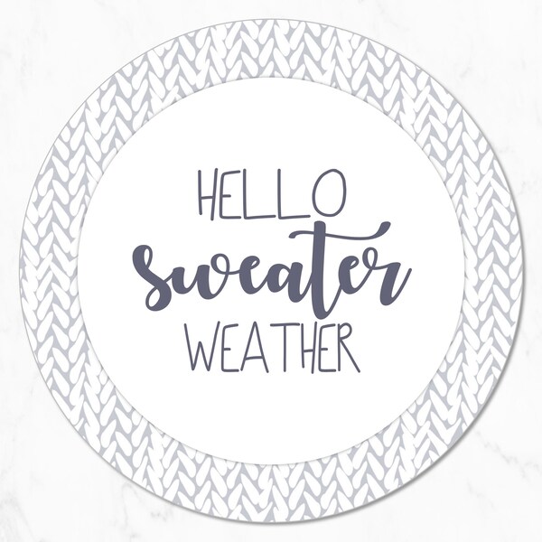 Sweater Weather Printable - Etsy