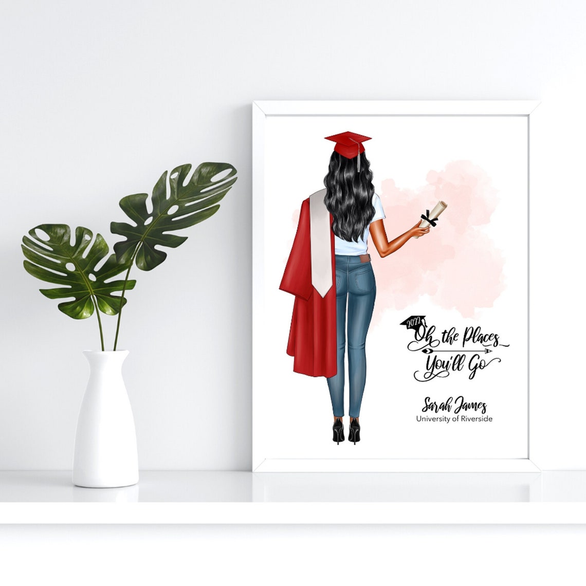 Personalized Graduation Print Graduation Gift for Her Custom - Etsy