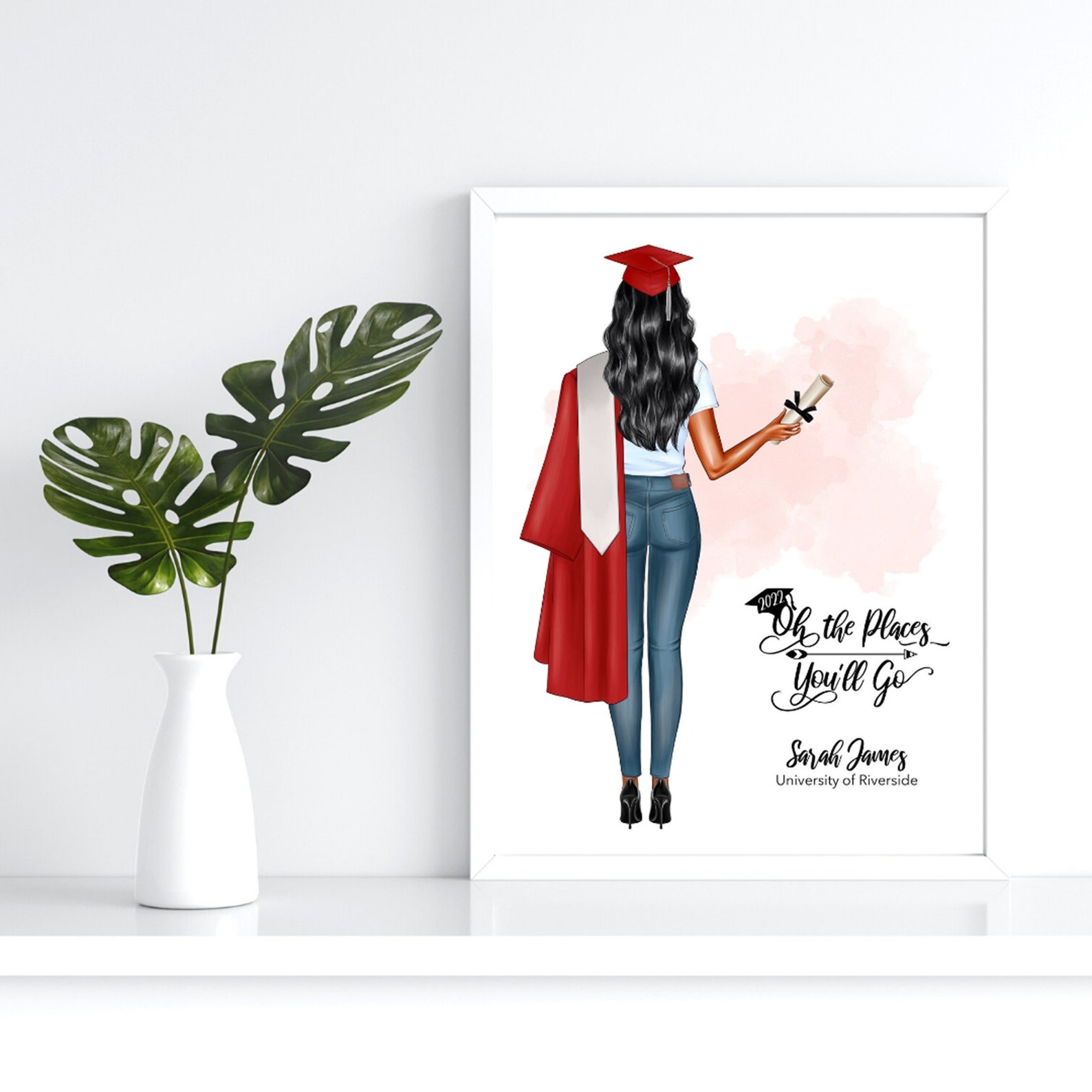 Personalized Graduation Print Graduation Gift for Her Custom - Etsy