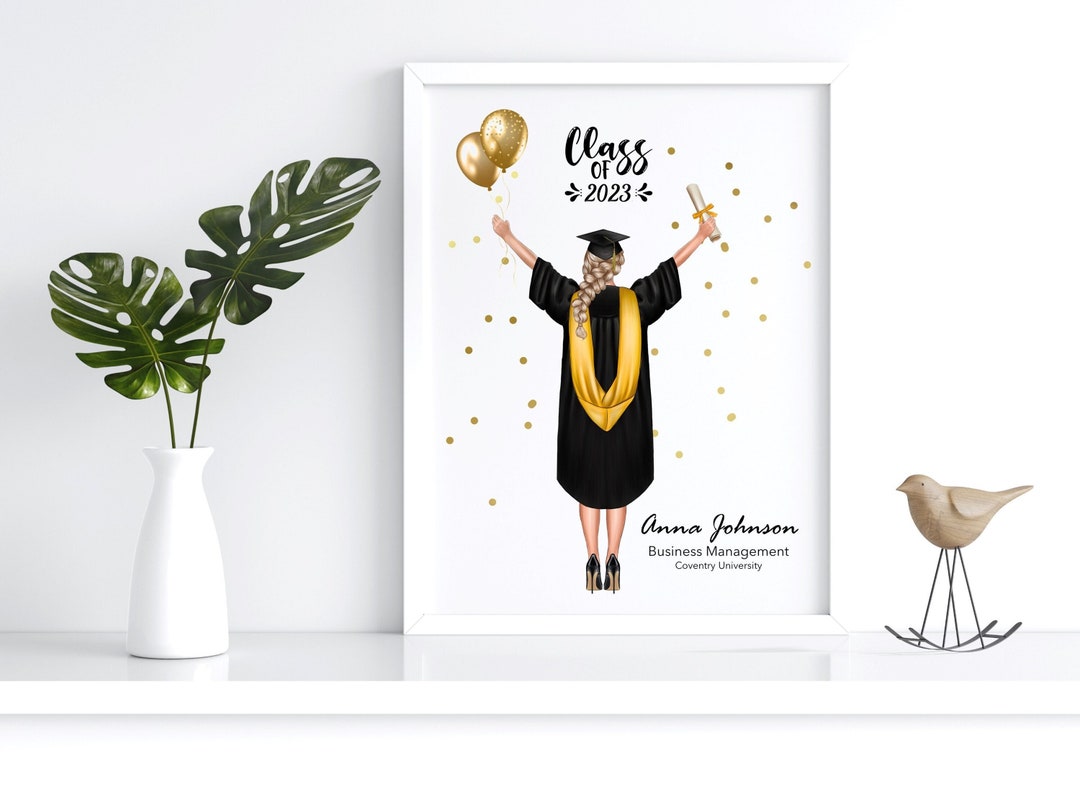 Personalized Graduation Print Graduation Gift for Her Custom - Etsy