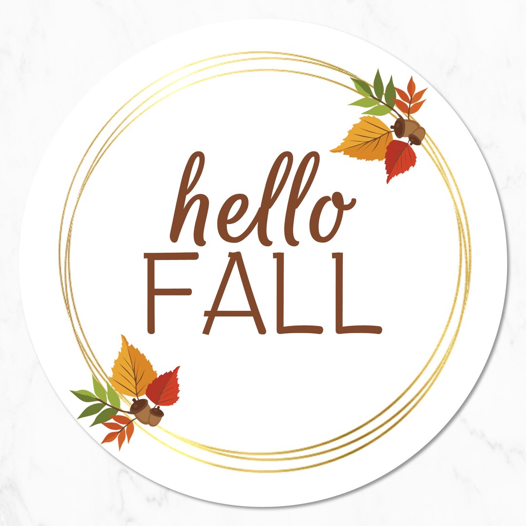 Printable Fall Tags Happy Fall Tags Fall Cookie Tags Happy - Etsy