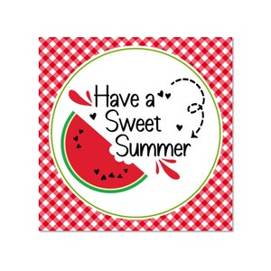 Printable Have a Sweet Summer Tag, Have a Sweet Summer Cookie Tag ...