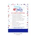 Printable Happy 4th of July DIY Cookie Kit Instruction Cards, Happy 4th ...