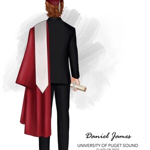 Personalized Graduation Print, Graduation Gift for Him, Custom ...