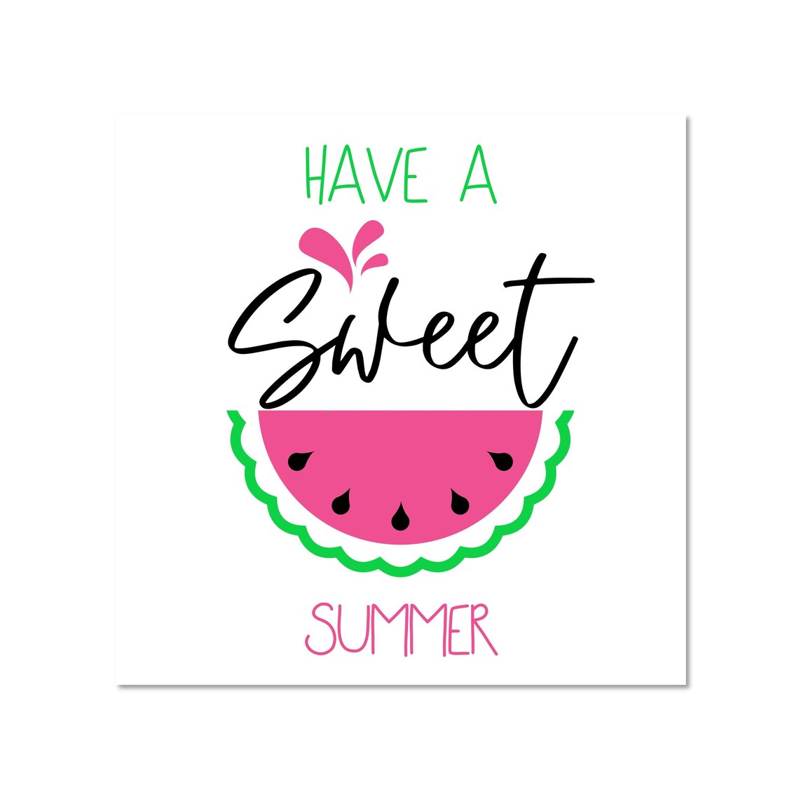 Printable Have a Sweet Summer Tag Have a Sweet Summer Cookie | Etsy