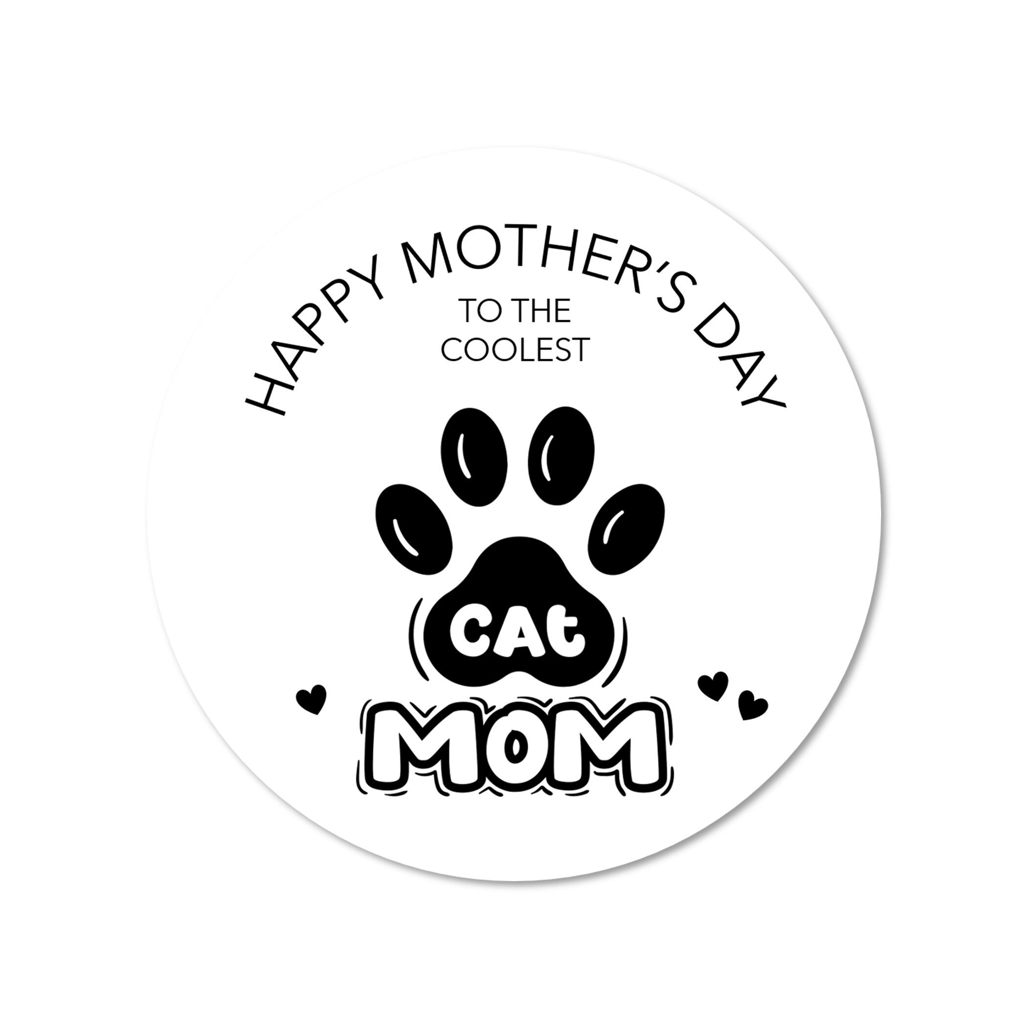 Printable Cat Mom Mother's Day Tags Mother's Day Gift | Etsy