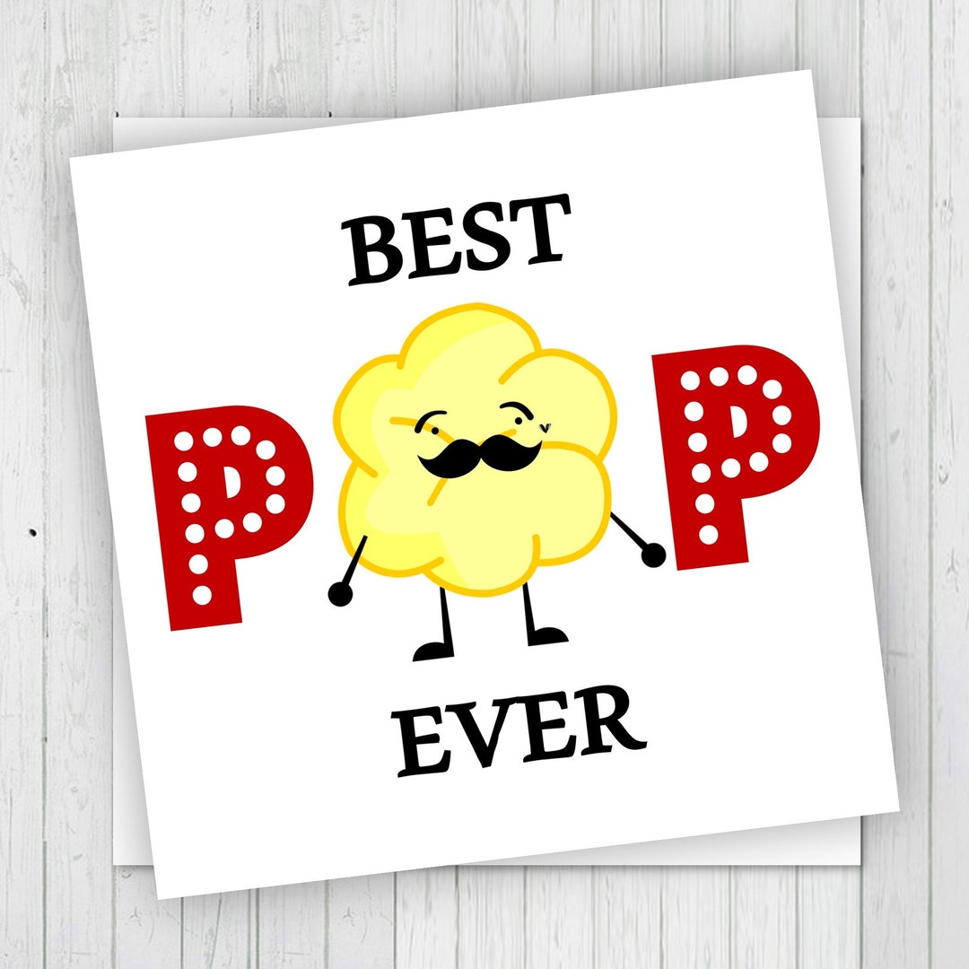 Printable Best Pop Ever Tags, Father's Day Tag, Father's Favor Gift Tag ...
