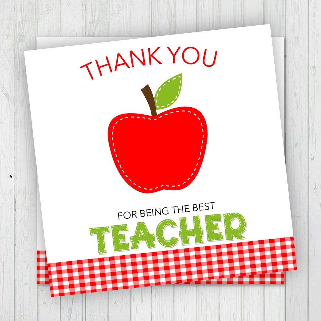 Printable Teacher Appreciation Tags, Teacher Cookie Tags, Teacher ...