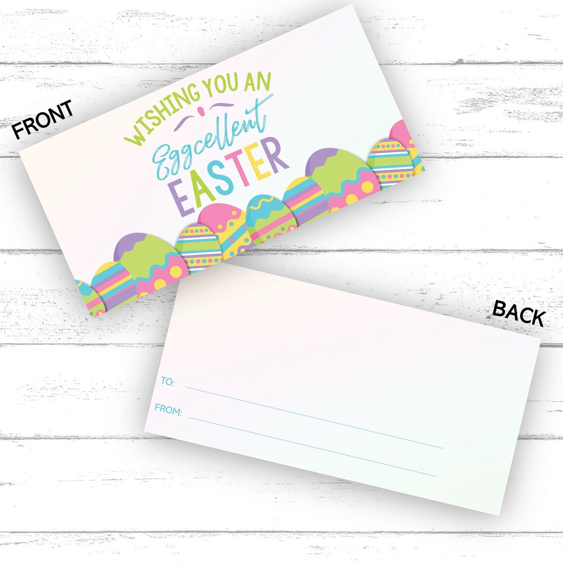 Printable Happy Easter Treat Bag Toppers Egg-cellent Easter | Etsy