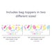 Printable Easter Paint Your Own Cookie Bag Toppers, Easter PYO Cookie ...