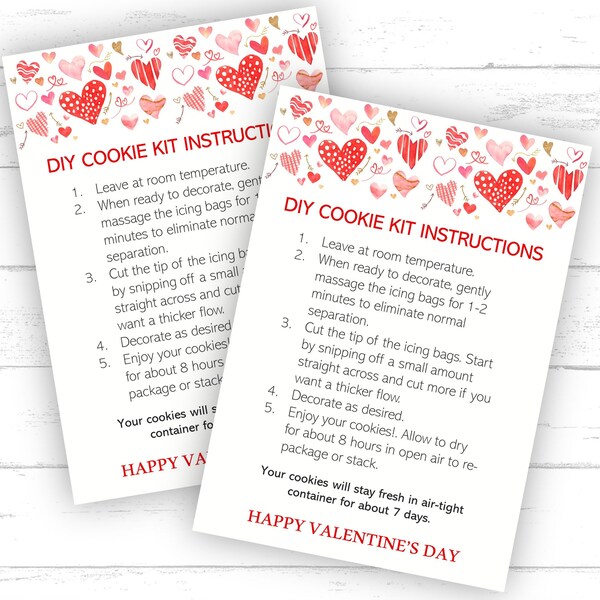 Valentine Cookie - Etsy