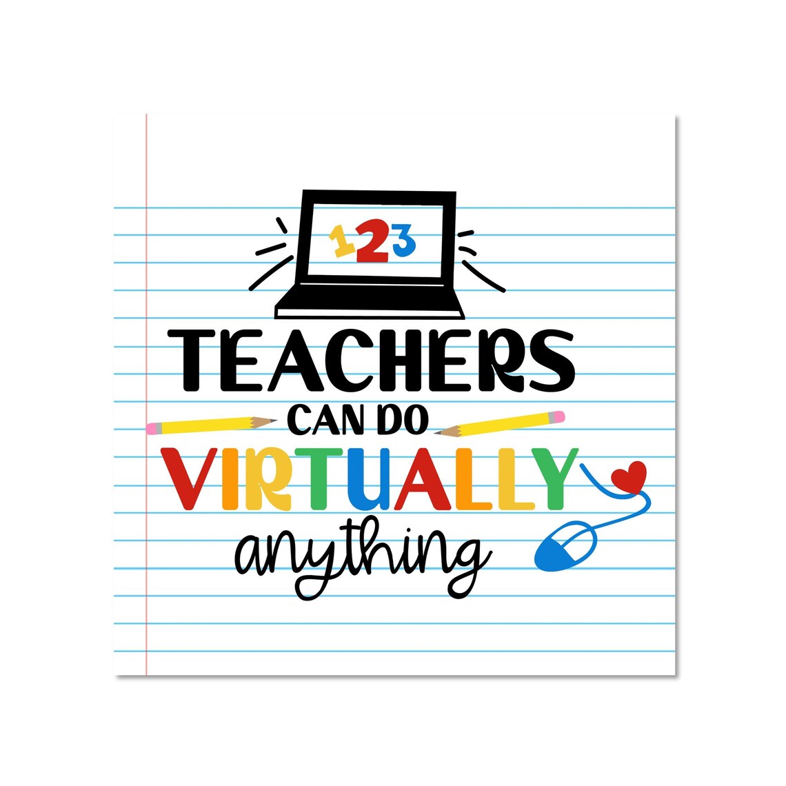 Printable Teachers Can Do Virtually Anything Tags Teacher - Etsy