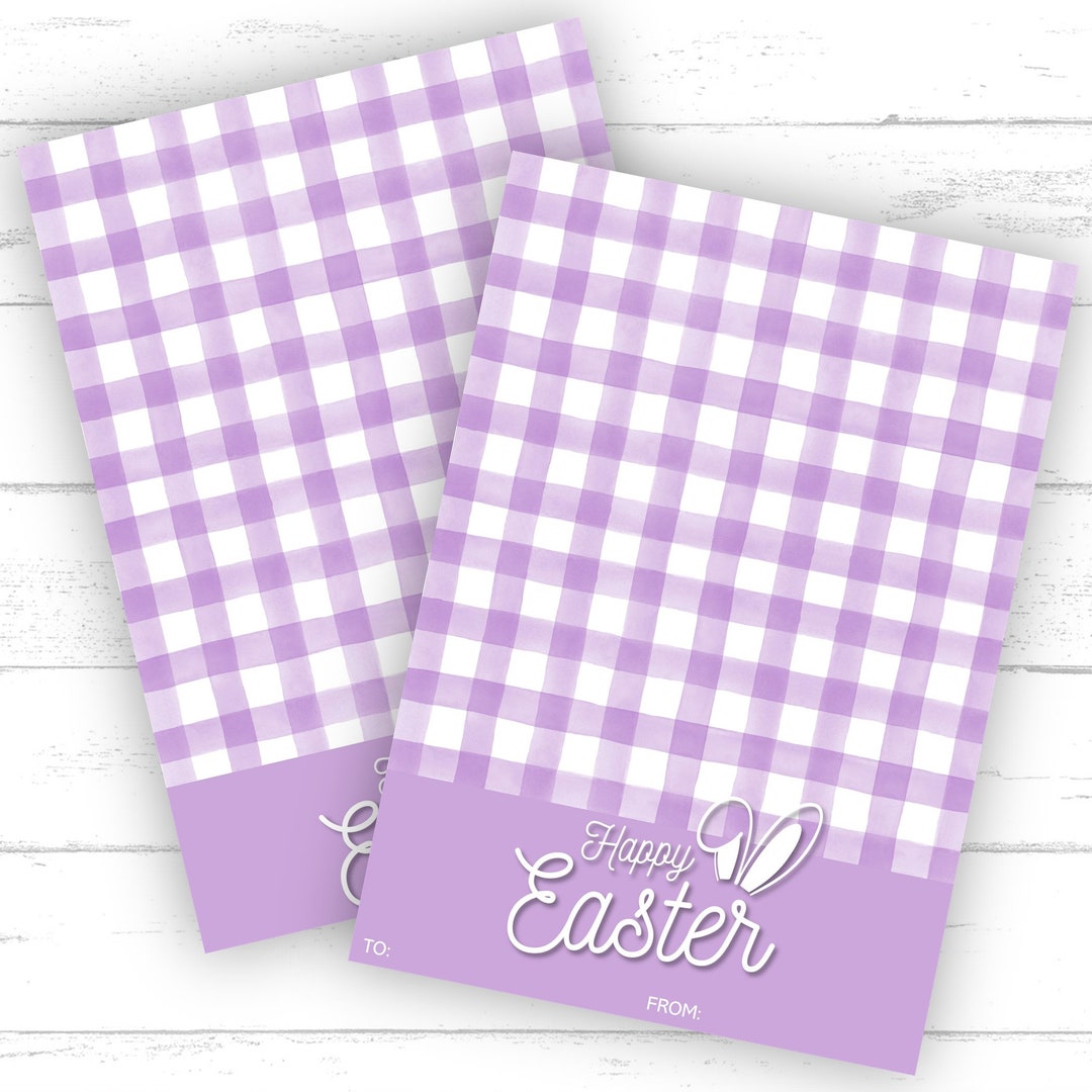 Printable Happy Easter Cookie Cards, Easter Cookie Cards, Happy Easter ...