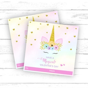 Printable Have a Magical Valentine's Day Gift Tags, Valentine's Day ...