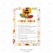 Printable Thanksgiving DIY Cookie Kit Instructions Cards, Thanksgiving ...