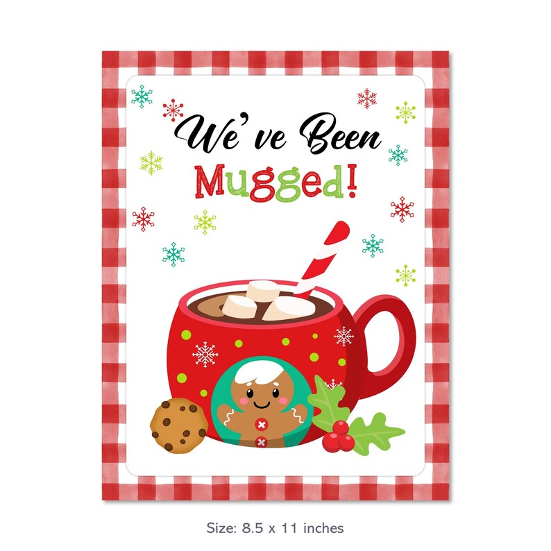 Printable You've Been Mugged Kit We've Been Mugged - Etsy
