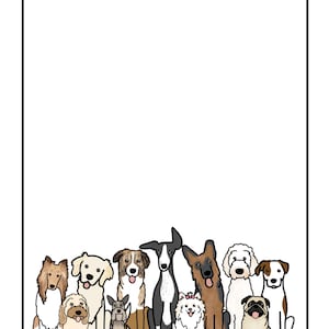 Dog Notepads, Dog Paper, Dog Gift, Dog Stationary, Dog Lover Gift, Dog ...