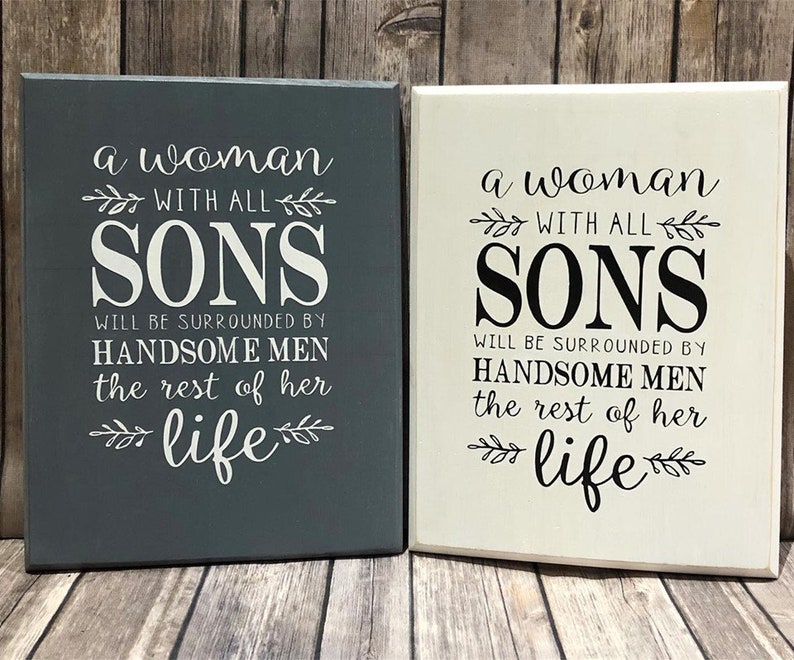 Sons Sign Love Family Sign All Sons Sign Signs Wood Signs - Etsy