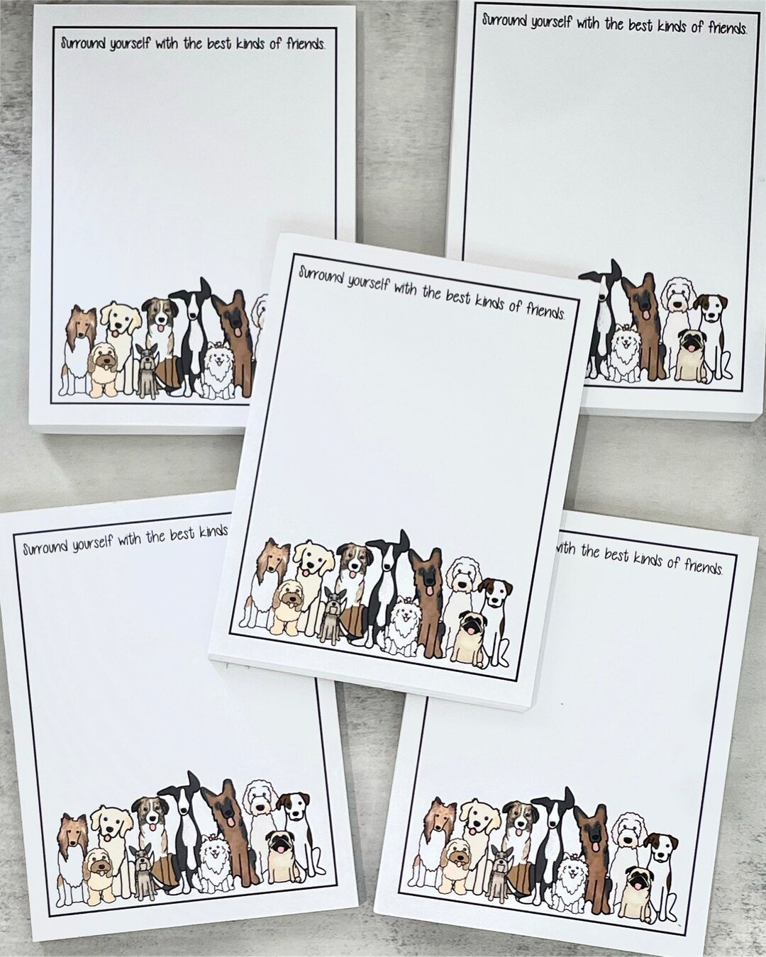 Dog Notepads, Dog Paper, Dog Gift, Dog Stationary, Dog Lover Gift, Dog ...