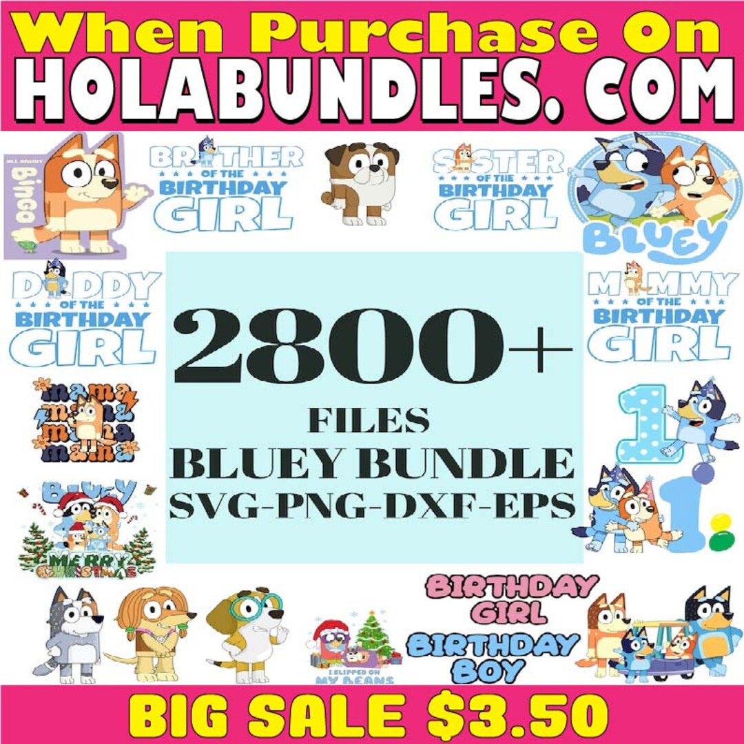 2800 Blue Dog Svg Bundle, Blue Dog Birthday Bundle Blue Dog Family Png ...