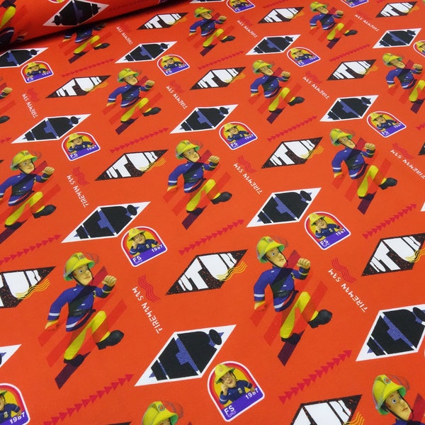 Fireman Fabric - Etsy