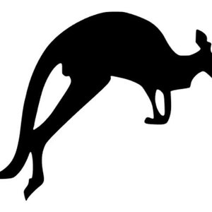 KANGAROO Vinyl Decal Sticker Dog Breed Puppy Choose Color FREE Shipping ...
